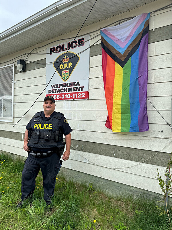 OPP Report: Proudly displaying Pride Flag