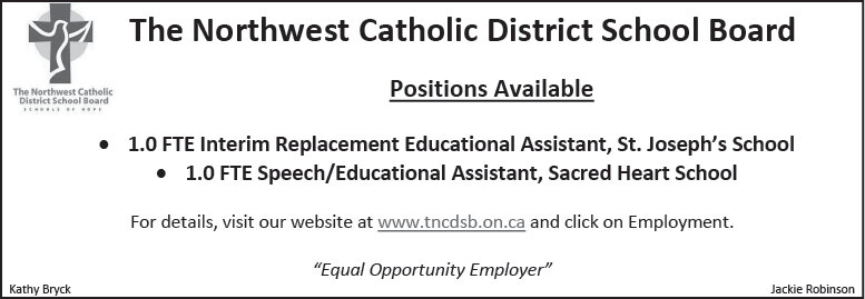 NWCDSB - Interim Replacement Educational Assistant